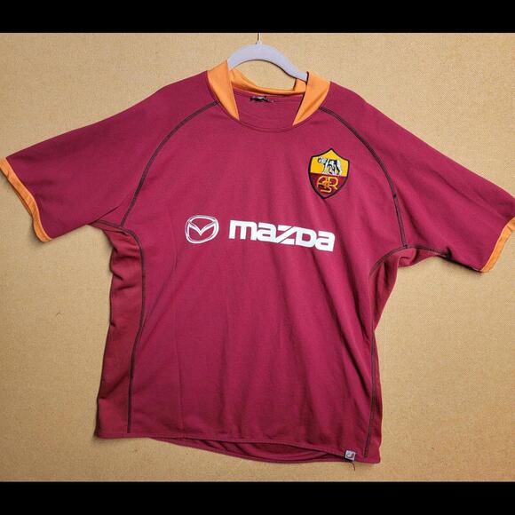 Shirts | As Roma 202 2003 Home Football Shirt Jersey Size Xl | Poshmark
